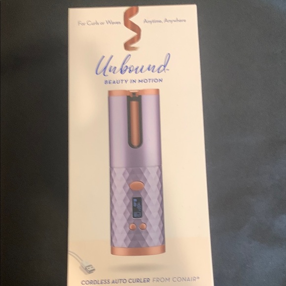 Accessories | Conair Unbound Cordless Auto Curler Purple And Rose Gold ...